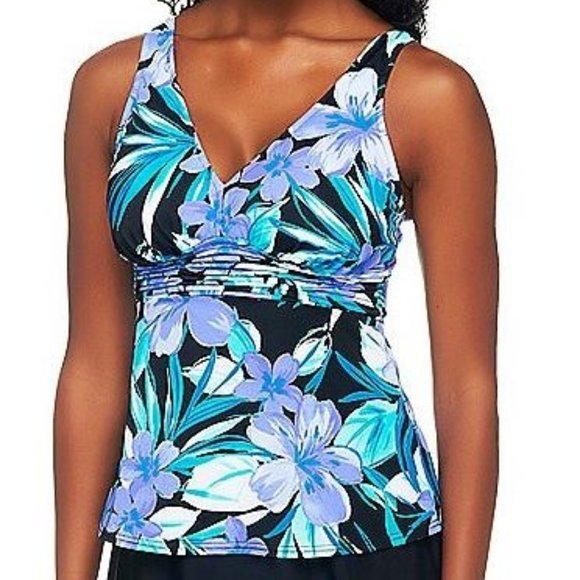 Miraclesuit | Swim | Dreamshaper By Miraclesuit Floral Tankini Top Only ...